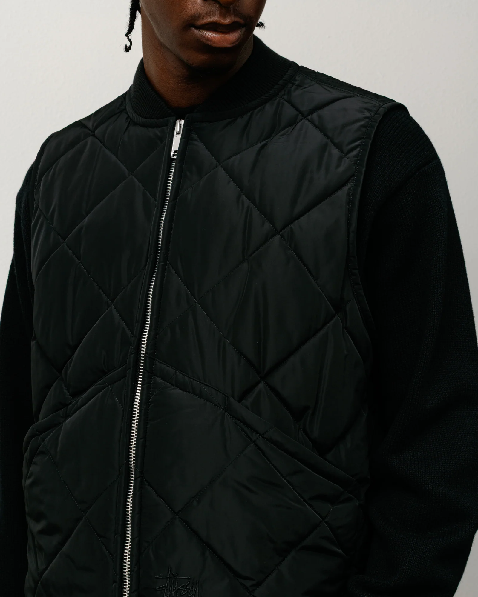 THERMAL LINED QUILTED VEST - Stüssy